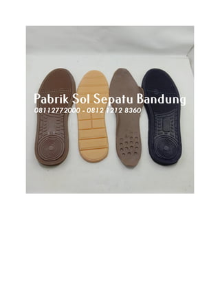 Daftar Pabrik Sol Sepatu di Bandung | PDF