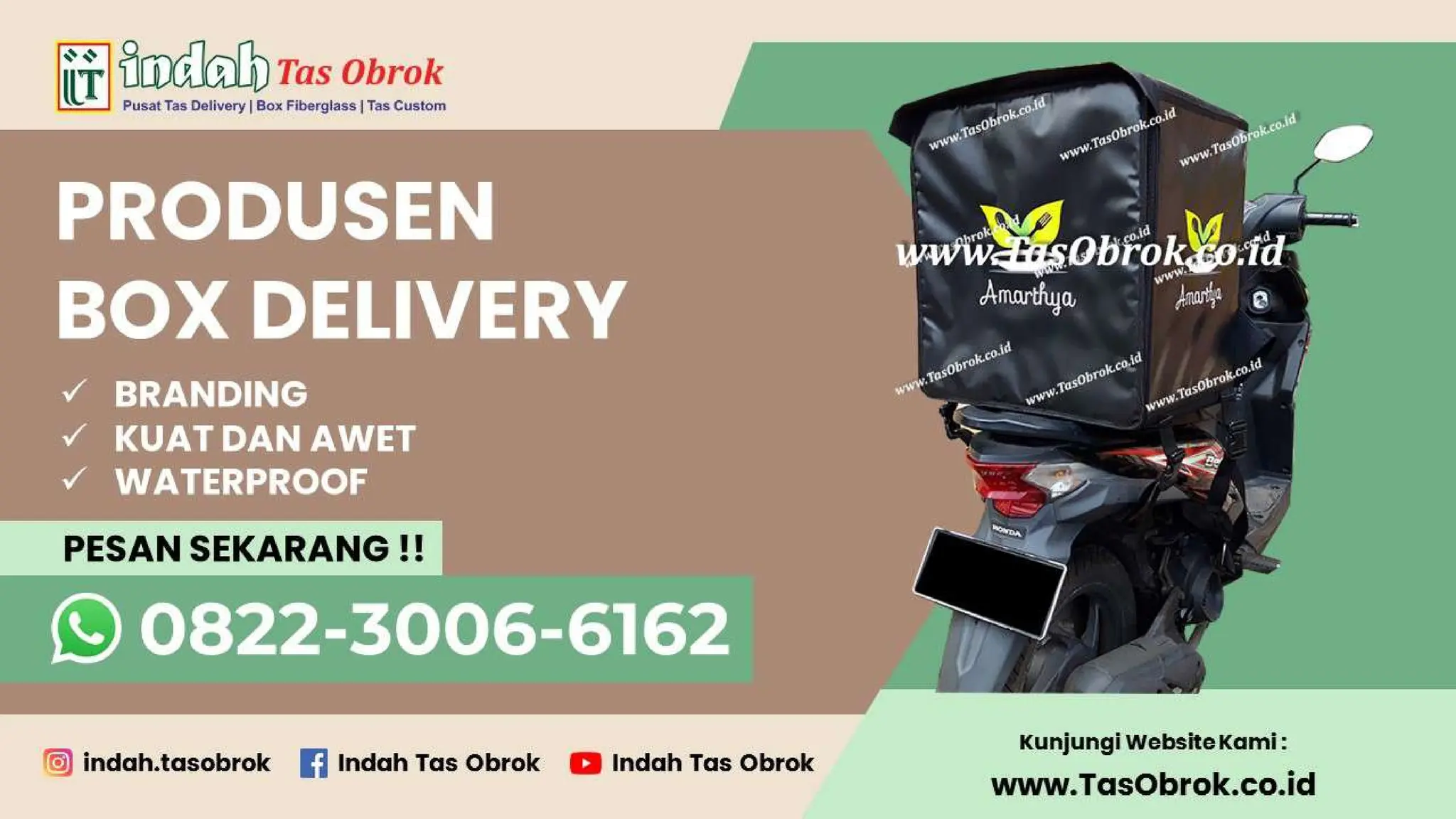WA/TELP : 0822-3006-6162, Penjualan Box Delivery Rumah Makan Padang ...