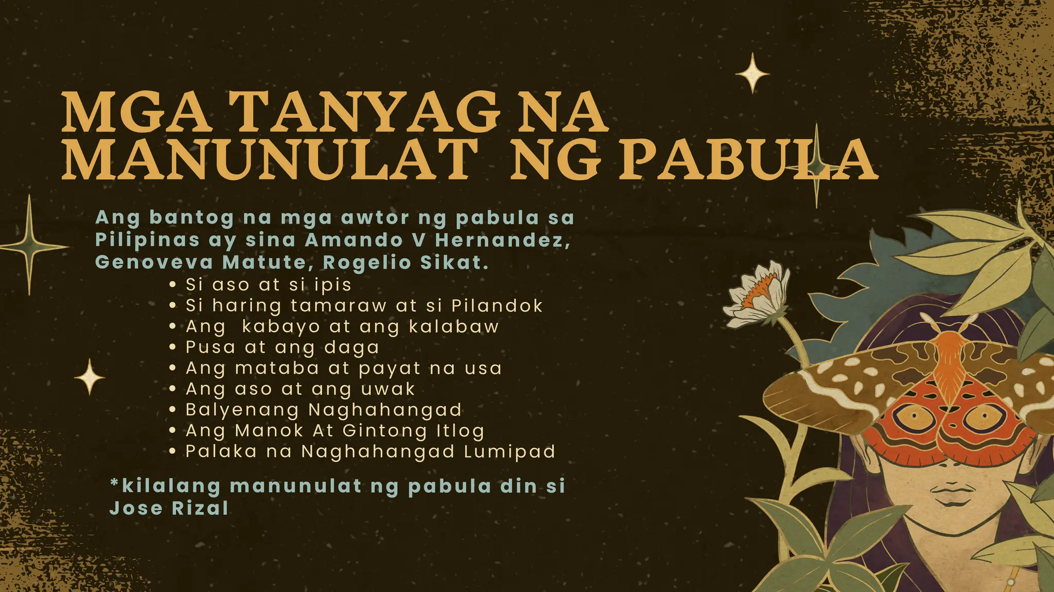 Pabula, Mga Elemento , History , Mga Halimbawa | PDF