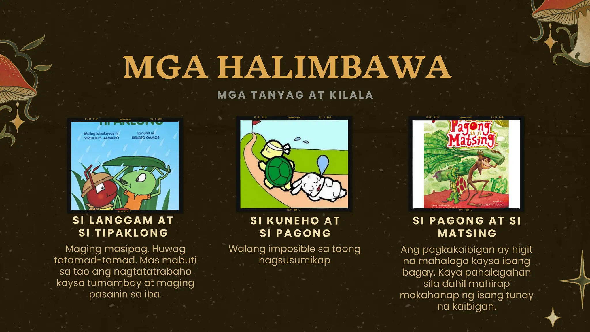 Pabula, Mga Elemento , History , Mga Halimbawa | PDF