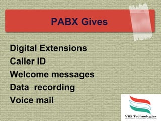 what is pabx phone system? | PPT
