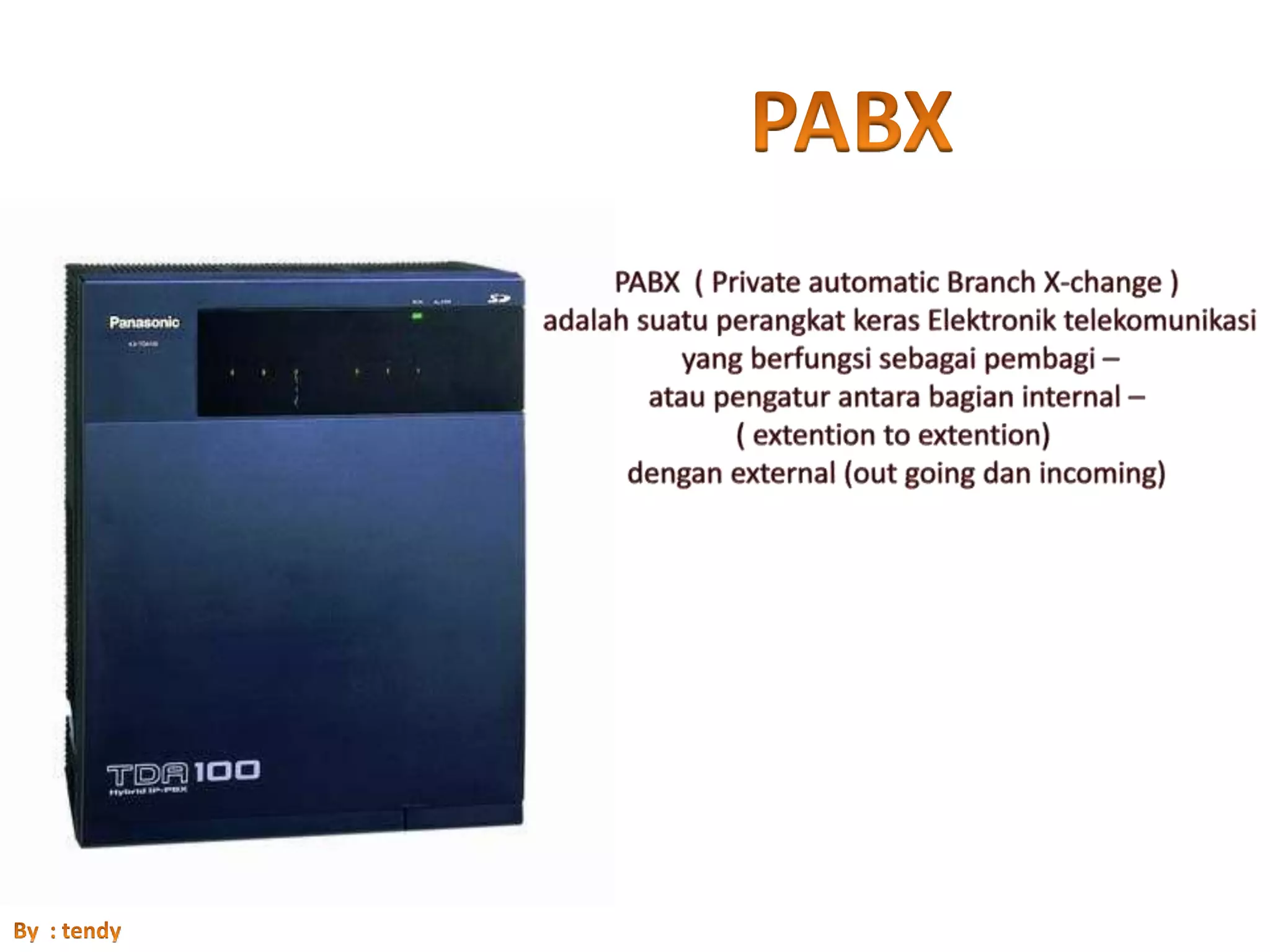 Pabx & telkom | PPTX