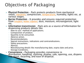 Packaging science | PPTX