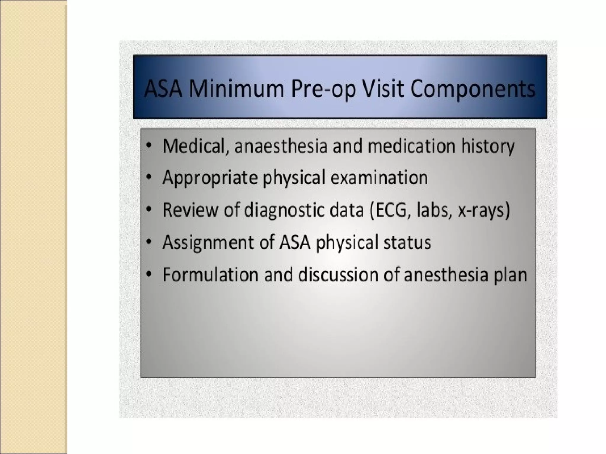 Pre operative assessment / PAC | PPT