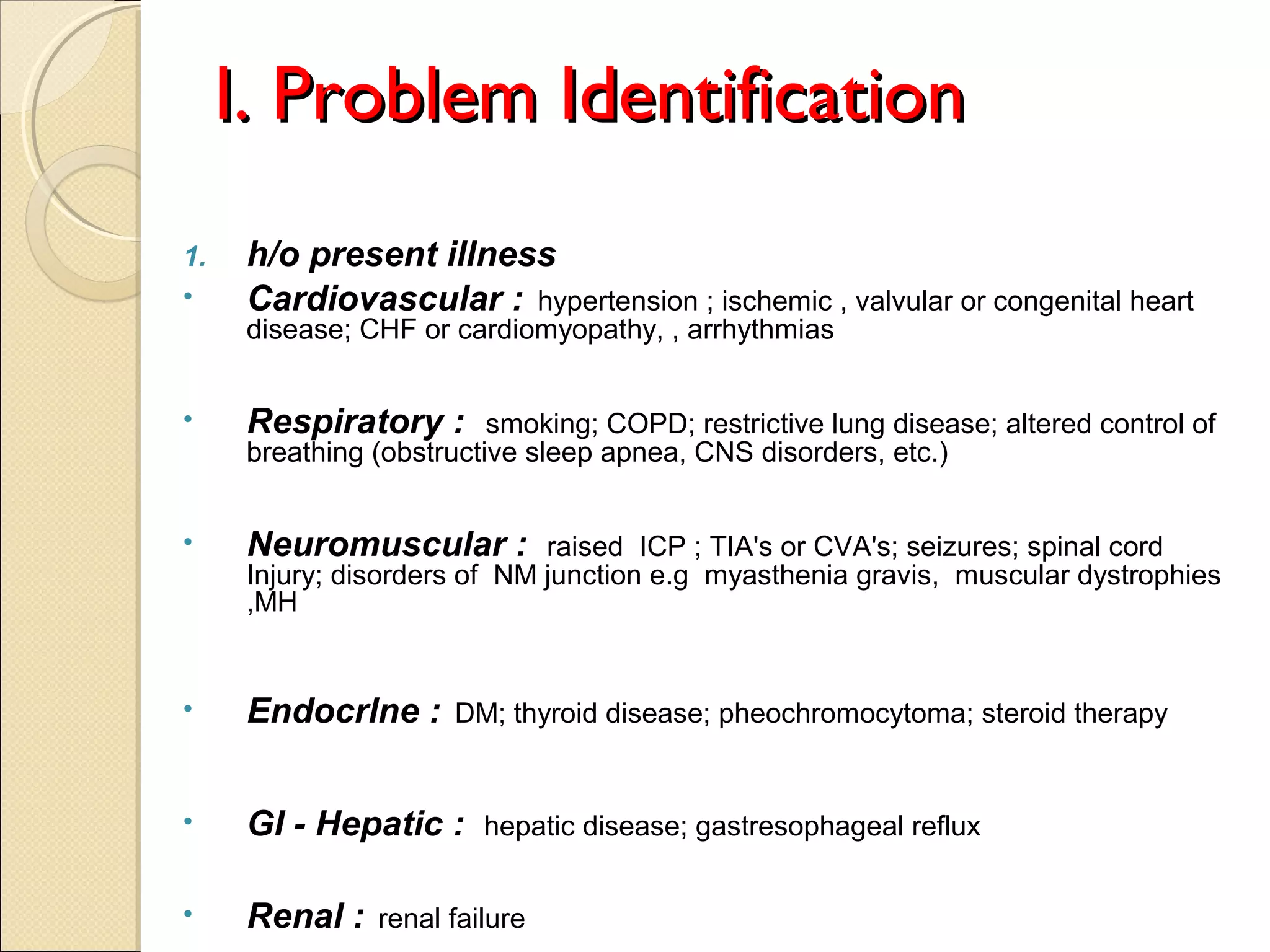 Pre operative assessment / PAC | PPT
