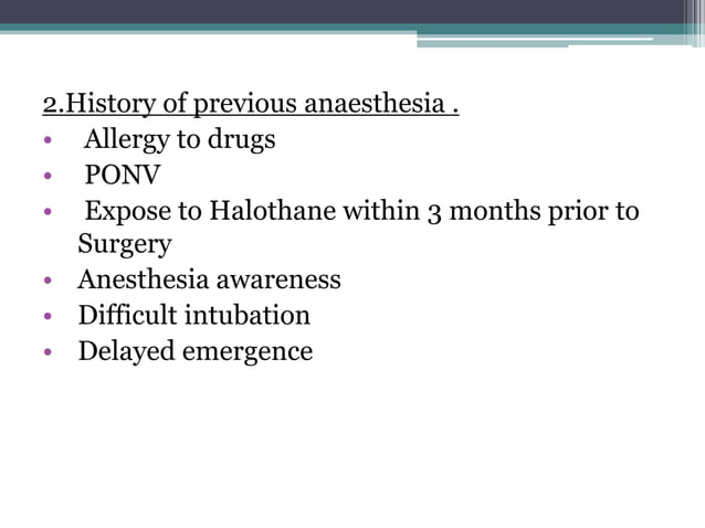 Preanesthetic Assessment | PPTX | Lung and Respiratory Health ...