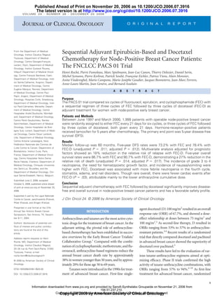 P001 | PDF | Cancer | Diseases and Conditions