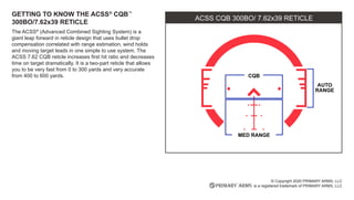 Primary Arms | SLX 3 3 Compact 3x32 Gen III Prism Scope | Optics Trade ...