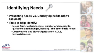 Addressing Basic Needs in Counseling | PPTX | Parenting Babies and ...
