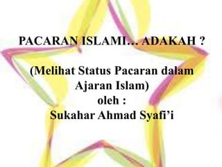 Pacaran islami | PPT