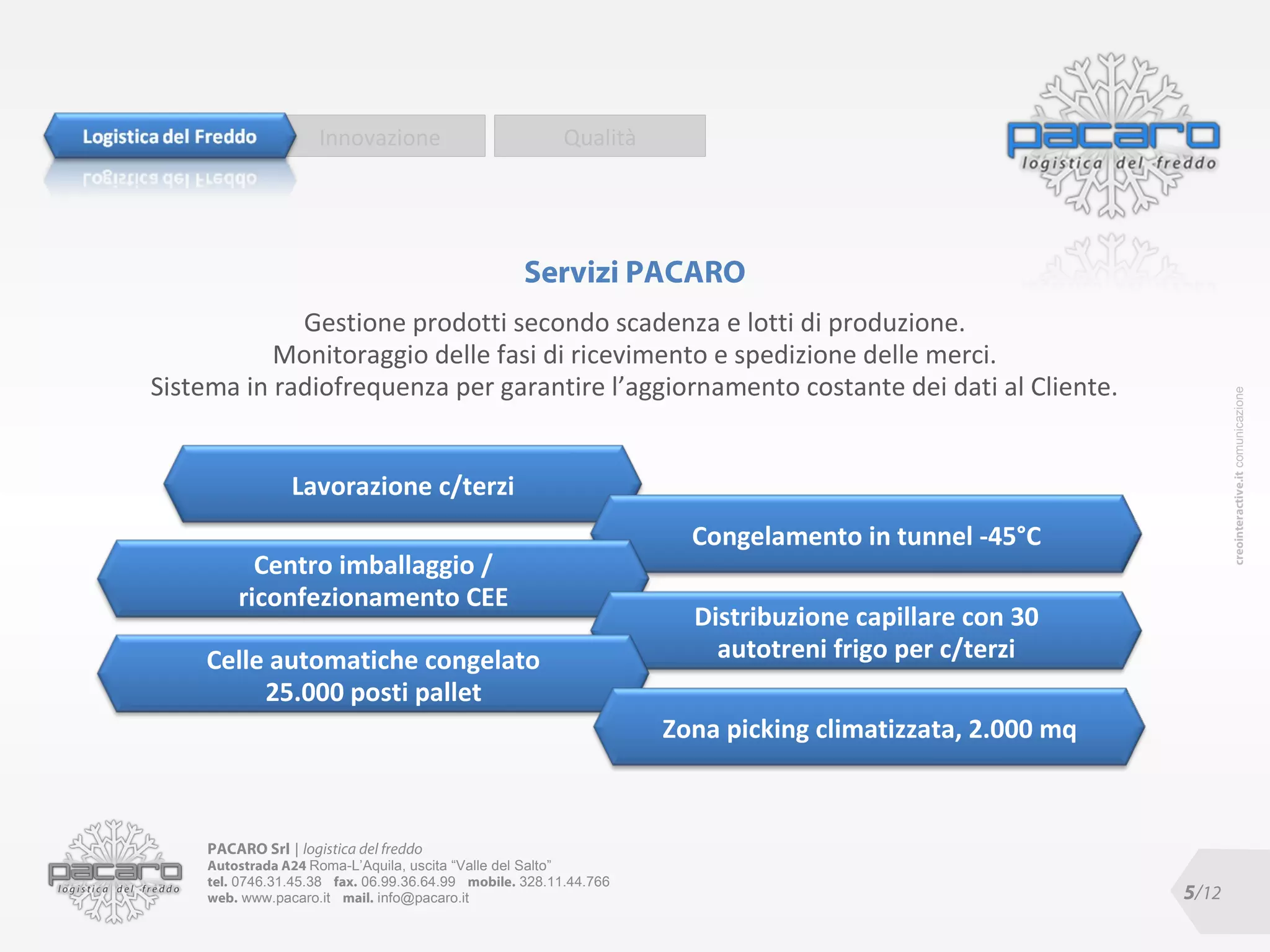 La logistica del freddo | PPT
