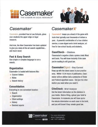 Pa Casemaker Handout | PDF