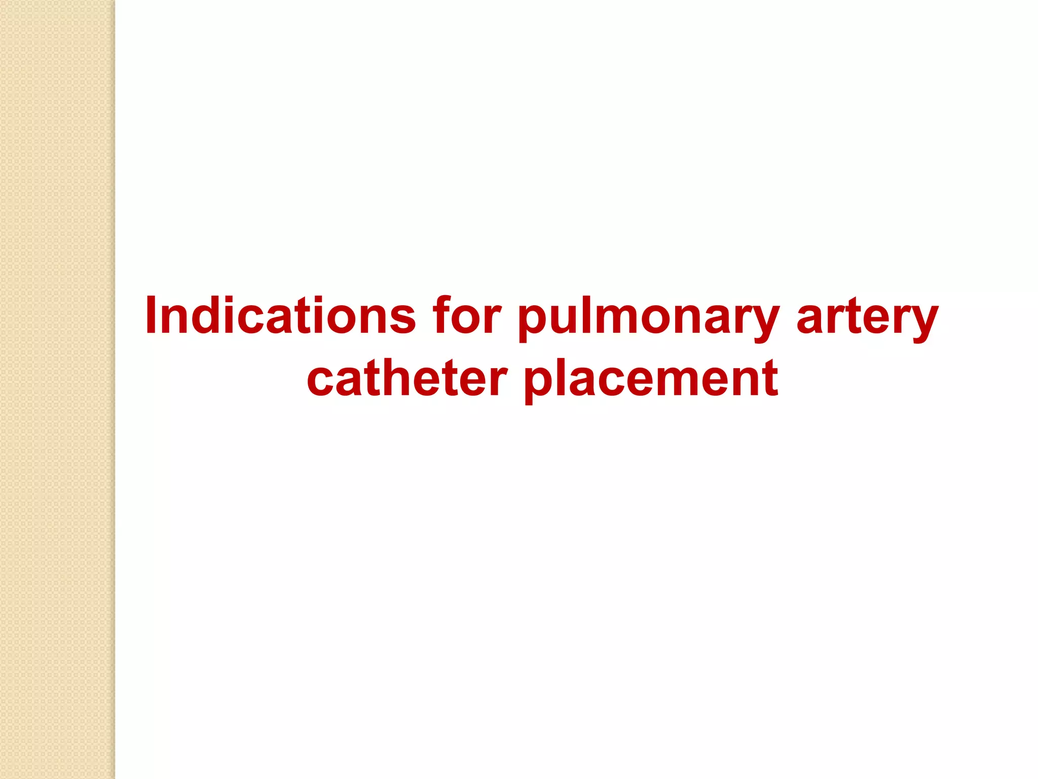 Pa catheter ctvac | PPTX