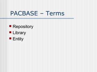 How To Master PACBASE For Mainframe In Only Seven Days | PPT