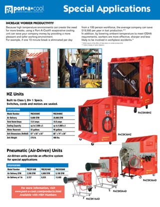 Port-A-Cool 2014 Brochure | PDF