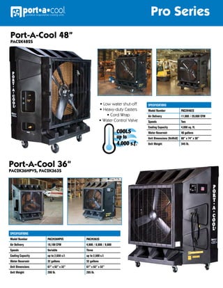 Port-A-Cool 2014 Brochure | PDF