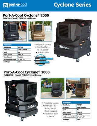 Port-A-Cool 2014 Brochure | PDF | Home Appliances | Home & Garden