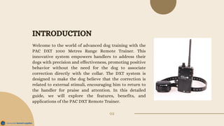 PAC DXT MediumLarge Dog Training System - Slaneyside Kennels.pdf
