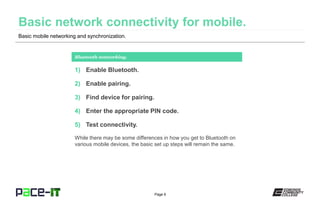 Pace IT - Basic Mobile Network | PPT