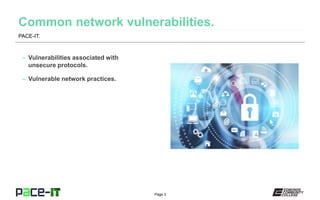 PACE-IT: Common Network Vulnerabilities | PPT