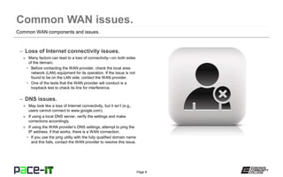 PACE-IT: Common WAN Components and Issues | PPT