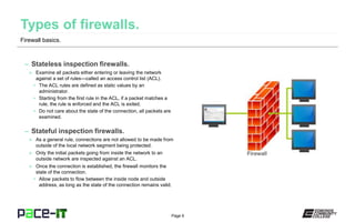 PACE-IT: Firewall Basics | PPT
