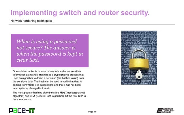 PACE-IT: Network Hardening Techniques (part 1) | PPT