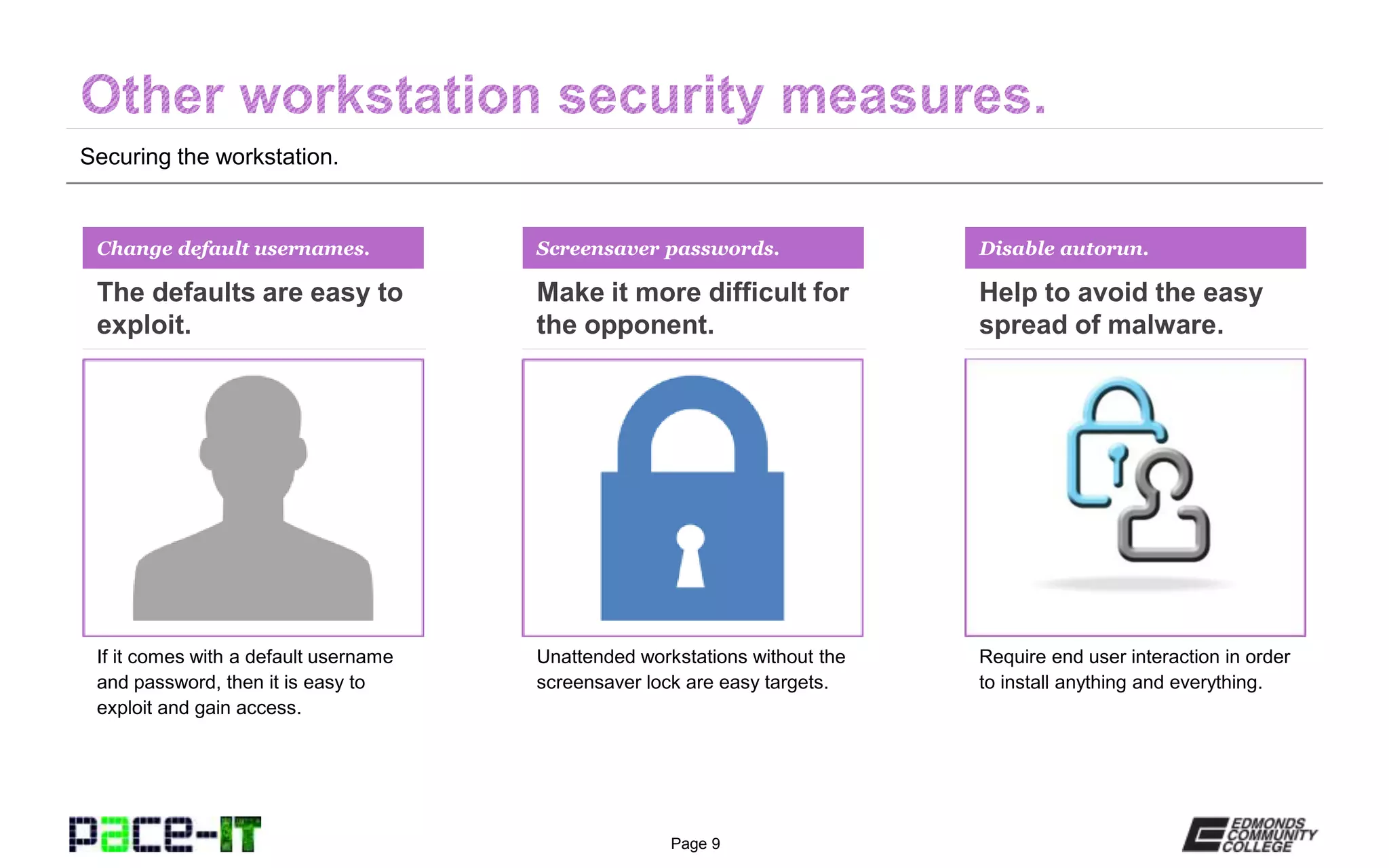 PACE-IT: Securing the Workstation | PPT