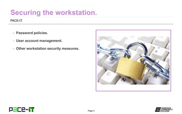 PACE-IT: Securing the Workstation | PPT