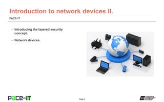 PACE-IT, Security+1.1: Introduction to Network Devices (part 2) | PPTX