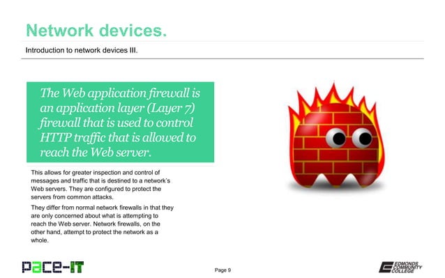 PACE-IT, Security+1.1: Introduction to Network Devices (part 3) | PPT