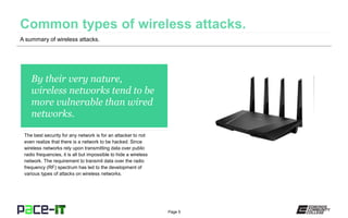 PACE-IT, Security+3.4: Summary of Wireless Attacks | PPTX