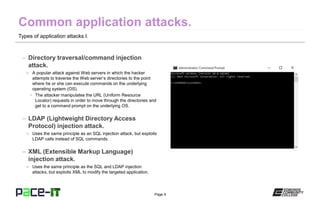 PACE-IT, Security+3.5: Types of Application Attacks (part 1) | PPT