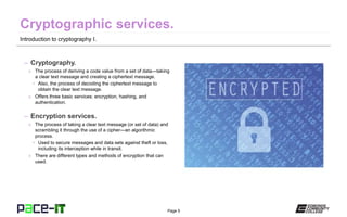 PACE-IT, Security+ 6.1: Introduction to Cryptography (part 1) | PPT