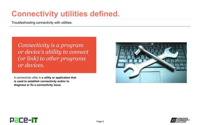 Pace It Troubleshooting Connectivity With Utilities Ppt