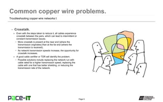 PACE-IT: Troubleshooting Copper Wire Networks (part 1) | PPTX