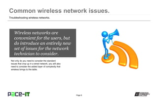 Pace IT - Troubleshooting Wireless Networks | PPTX
