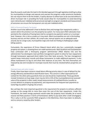 Pace 2.0 Submission to New Brunswick | PDF