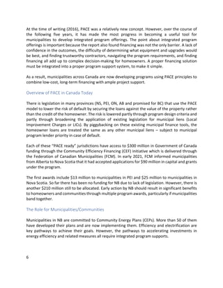 Pace 2.0 Submission to New Brunswick | PDF