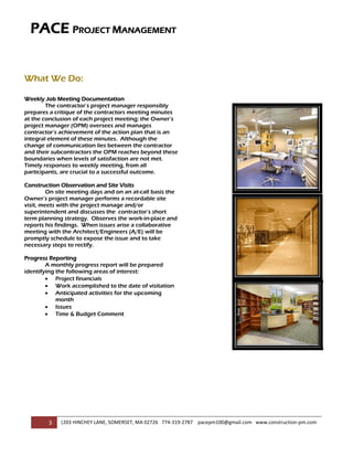 Pace Brochusre Part 2 | PDF | Civil Engineering Industry | Industries