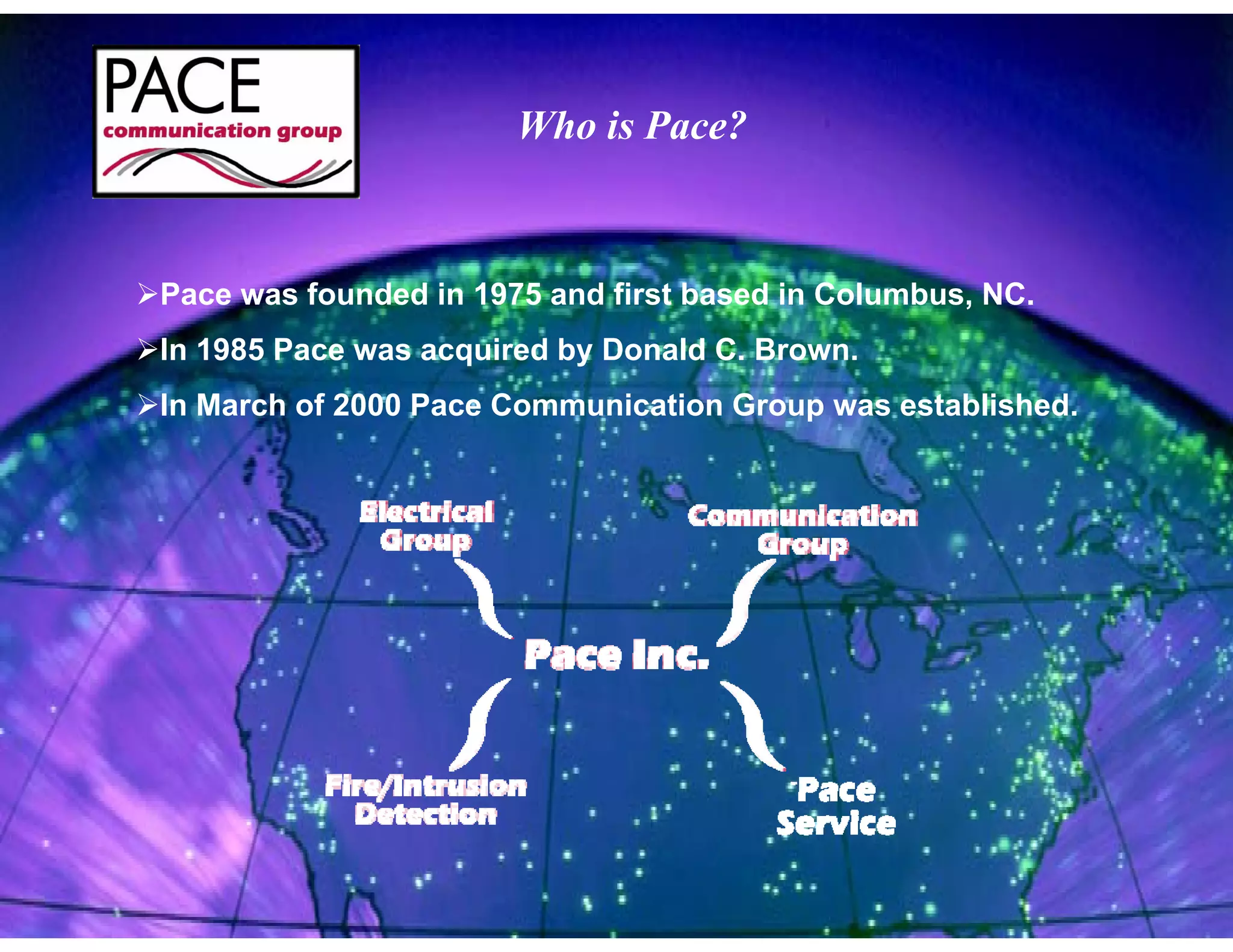 Pace Communication Group | PDF