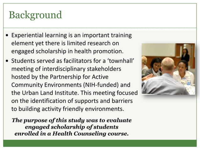 PACE Experiential Learning Poster | PPT | Free Download