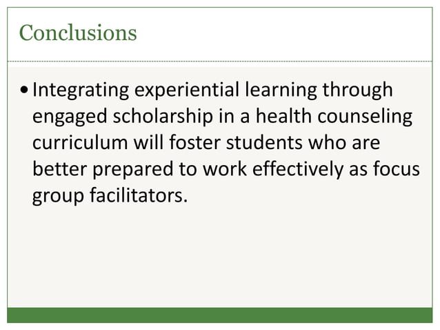 PACE Experiential Learning Poster | PPT