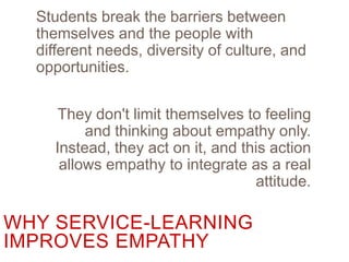 Empathic Anger, Service Learning, and Civic Education | PPTX