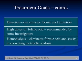 Formic Acid Poisoning - A Case Series Observational Study | PPT