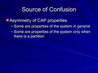 CAP, PACELC, and Determinism | PPT