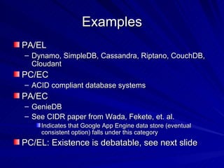 CAP, PACELC, and Determinism | PPT