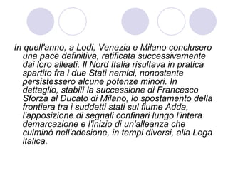 Pace di Lodi | PPT