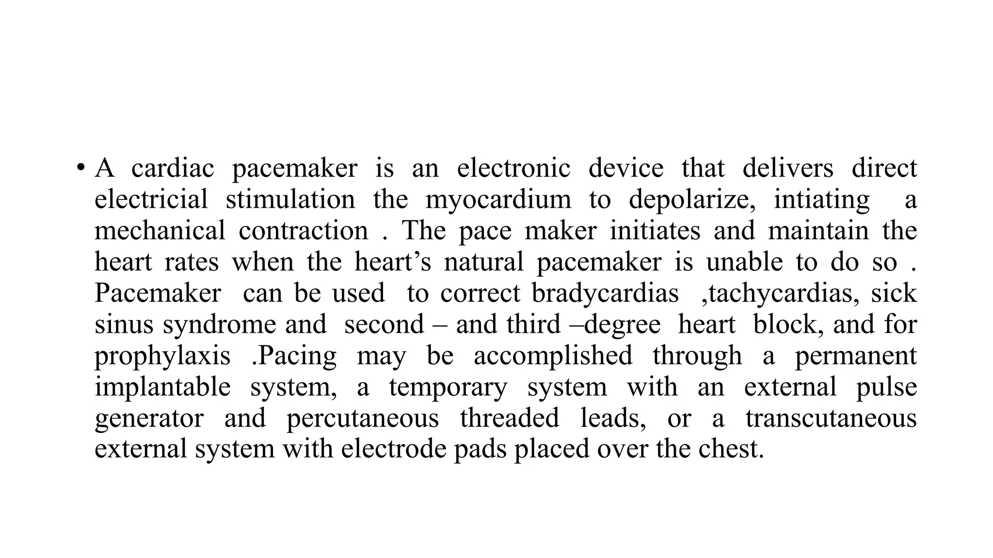 Pacemaker | PPTX