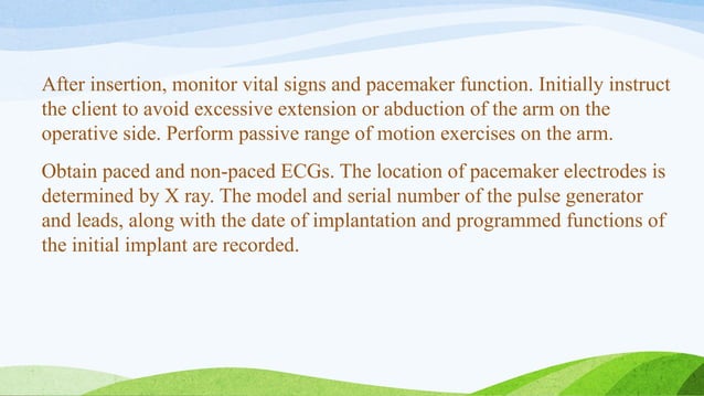 cardiac pacemaker internal cardiac device | PPT
